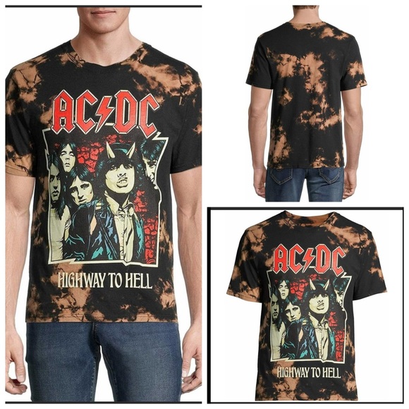 AC/DC | Shirts | Acdc Officially Licensed Highway To Hell Tie Dye Heavy ...